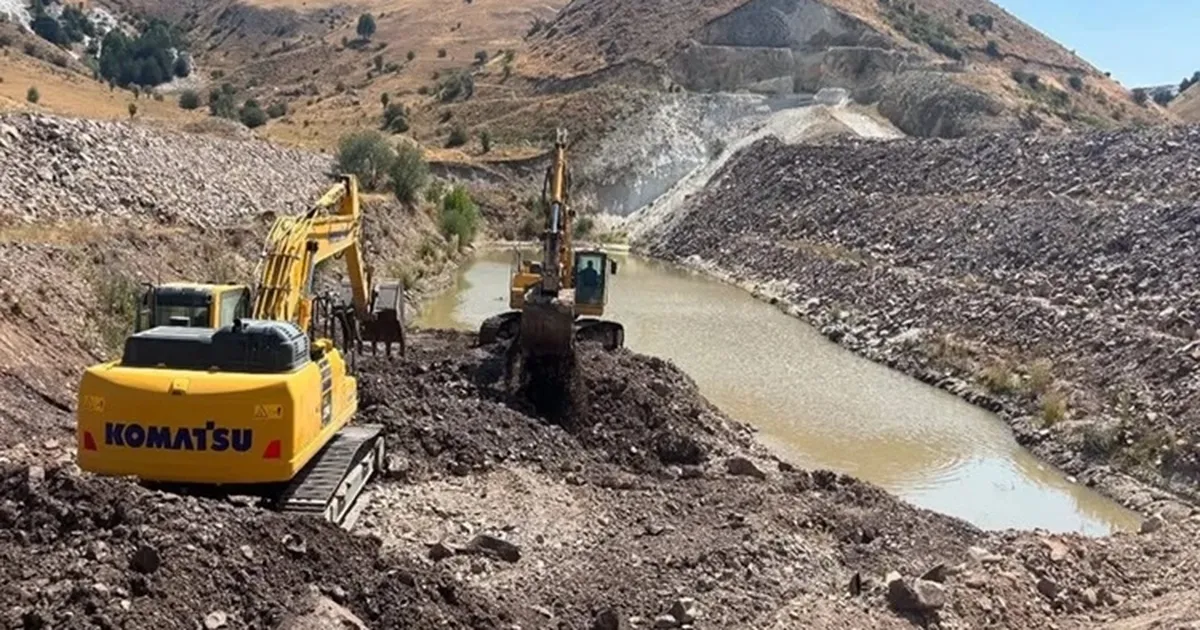 KALFAT GÖLETİ YILLAR SONRA YENİDEN İNŞA EDİLİYOR